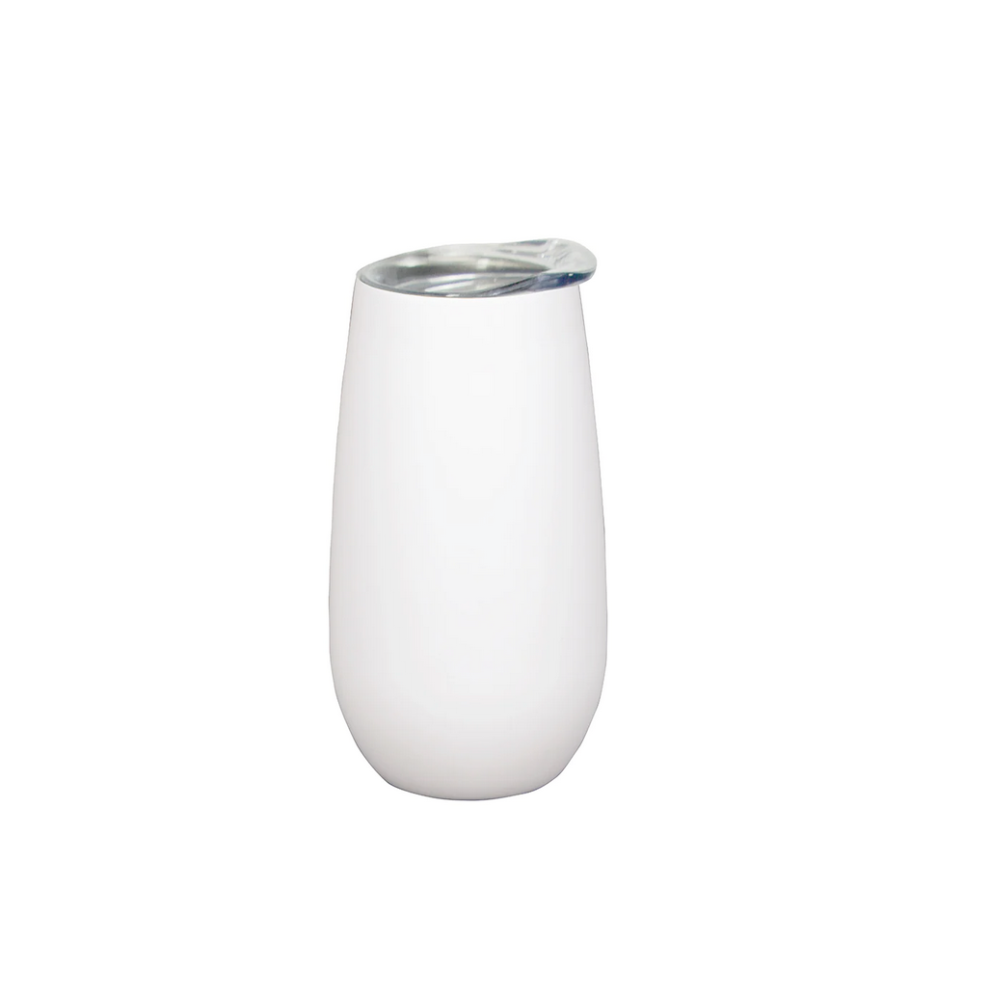 Sparkling Flute – Double Walled – Matte White – Bunny & Co